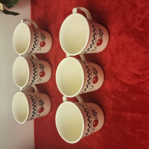 Corningware | Dining | Vintage Set Of 6 Corning Coffee Mugs Made In Usa ...